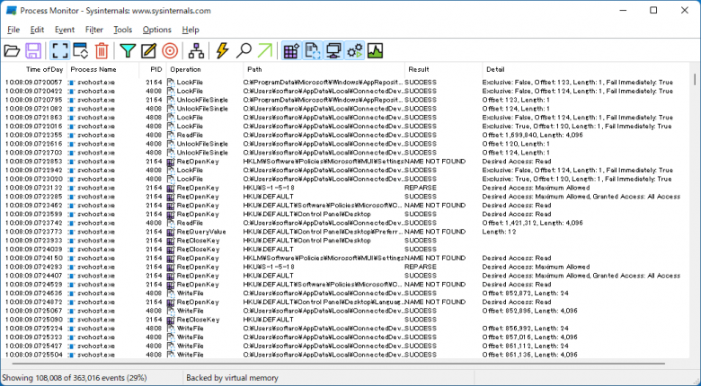 Process Monitor Portable 3.88 | ダウンロードと使い方 | ソフタロウ