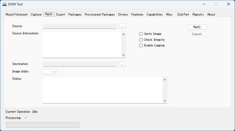 DISM Tool 2.8 | ダウンロードと使い方 | ソフタロウ